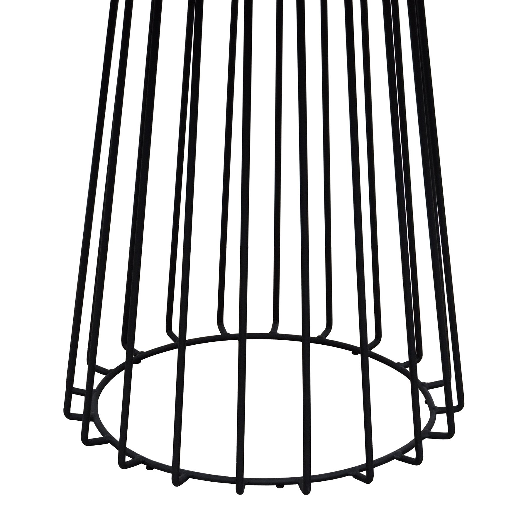 Mesa de Jantar Raiada 120x77cm - Cor Preto/Amêndoa