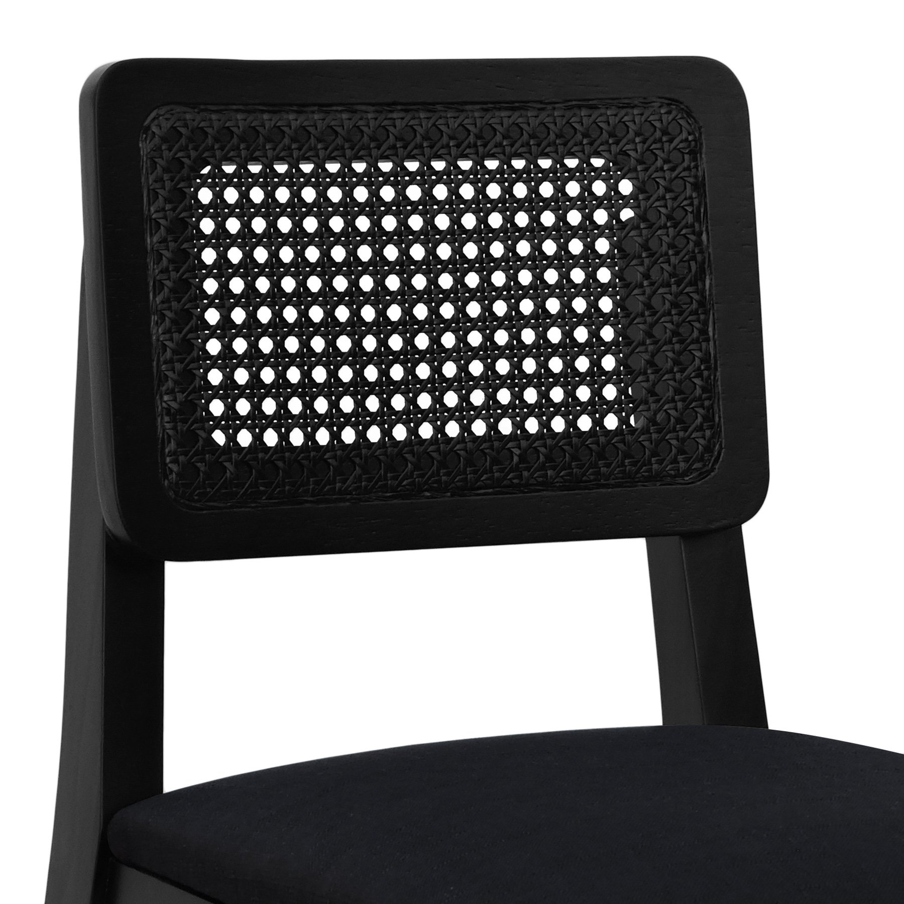 Banqueta Gabi Madeira Maciça Encosto c/ Telinha c/ 68cm Altura - Preto ...