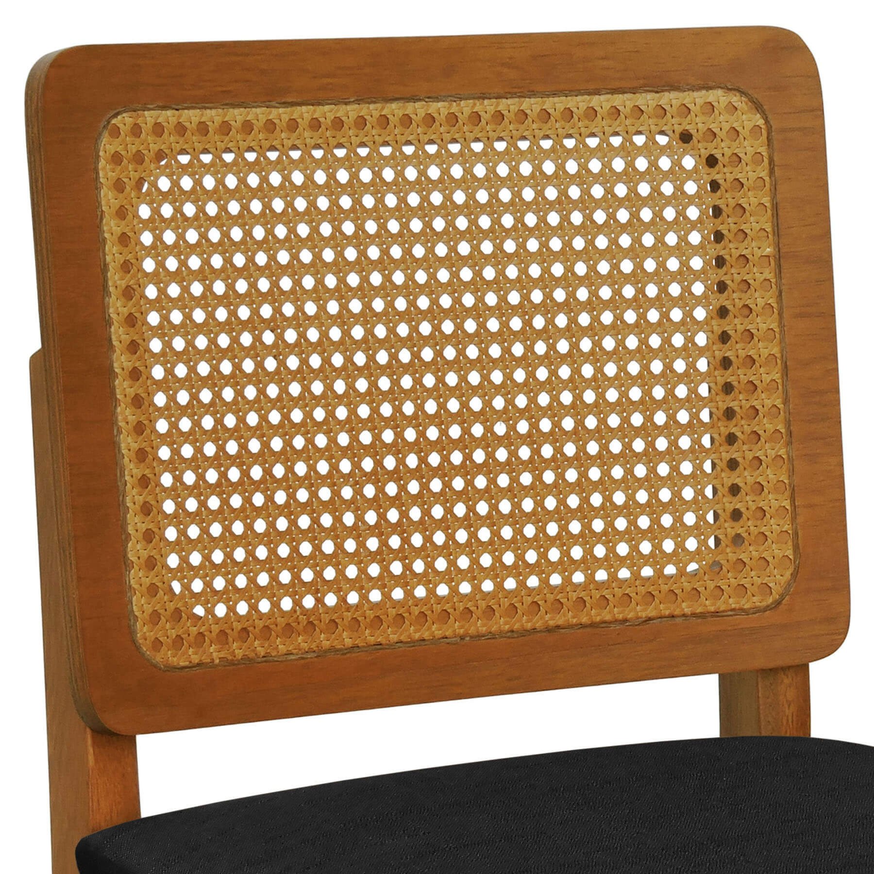 Banqueta Alta Bistrô Lyon Encosto Telinha Amêndoa Madeira Maciça ...