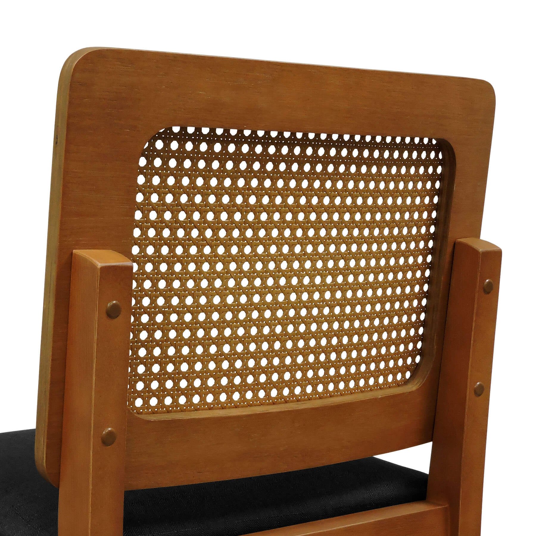 Banqueta Alta Bistrô Lyon Encosto Telinha Amêndoa Madeira Maciça ...