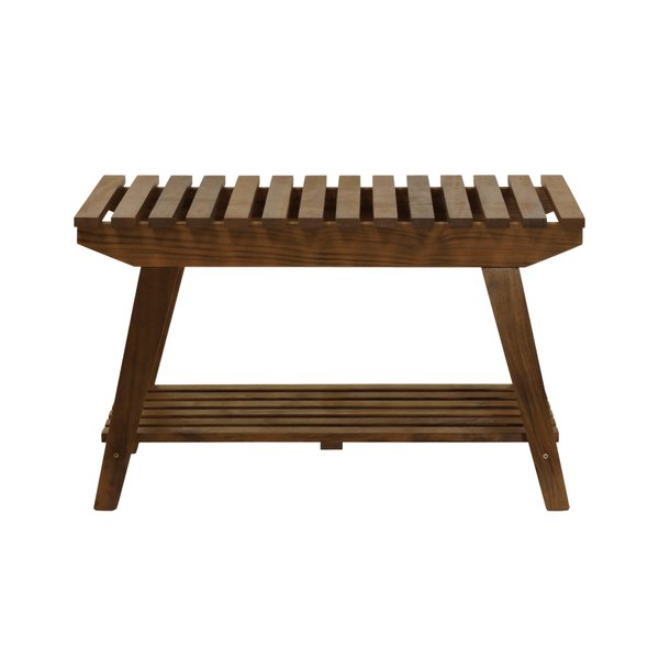 Banco/Sapateira 1 Prateleira Summer 70cm Madeira Imbuia Maciça - Stain ...