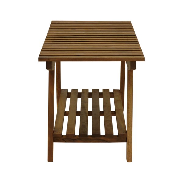 Banco/Sapateira 1 Prateleira Summer 100cm Madeira Imbuia Maciça - Stain ...